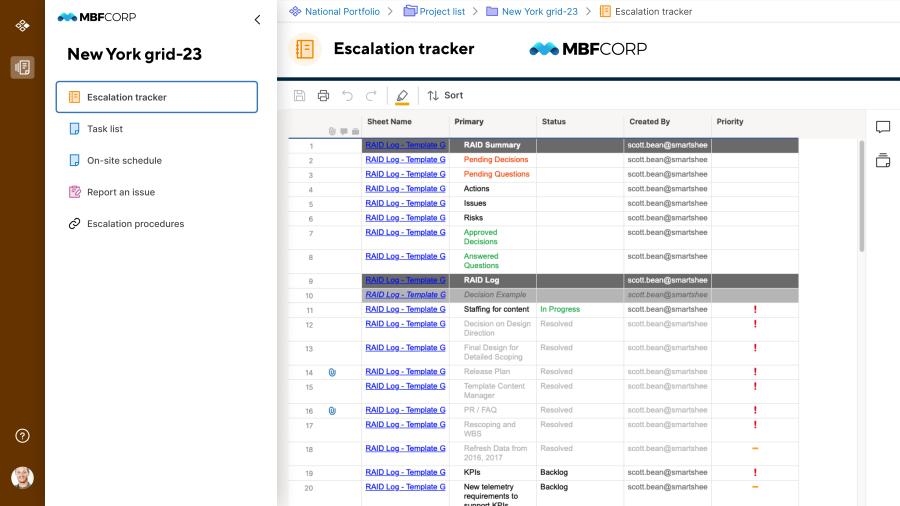 Portfolio WorkApps goes live at ENGAGE | Smartsheet